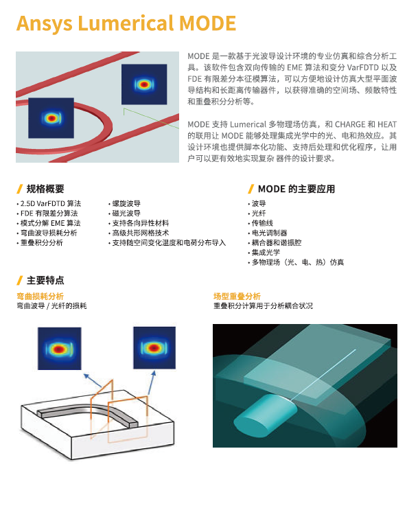 Ansys Lumerical MODE - 武汉梅肯斯姆科技有限公司